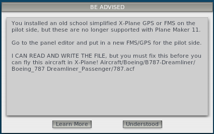 new fms/gps for B787 to work in X-Plane 11 - X-Plane Q&A